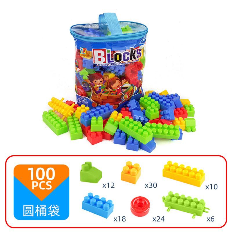 Building blocks blue pack (100 pieces) – Shuksvarieties