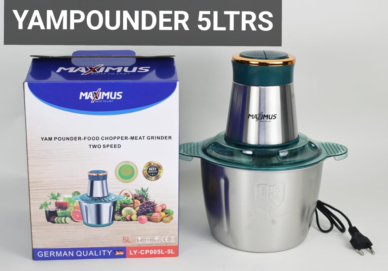 Maximus 5 litres Yam pounder/food chopper – Shuksvarieties